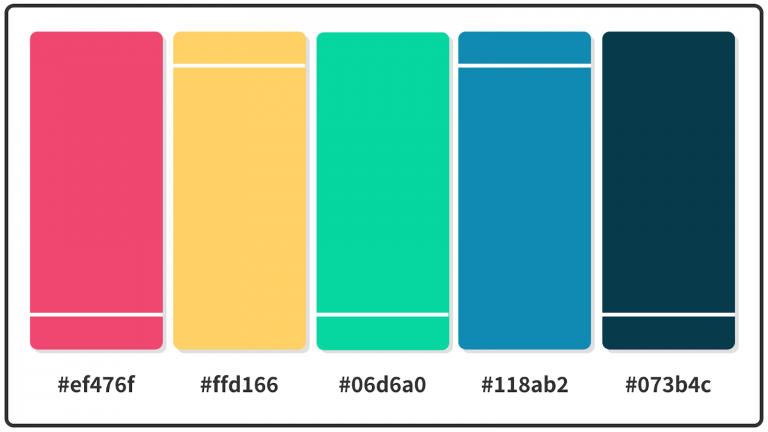 Las 20 mejores paletas de colores azules para 2023 - Venngage Blog