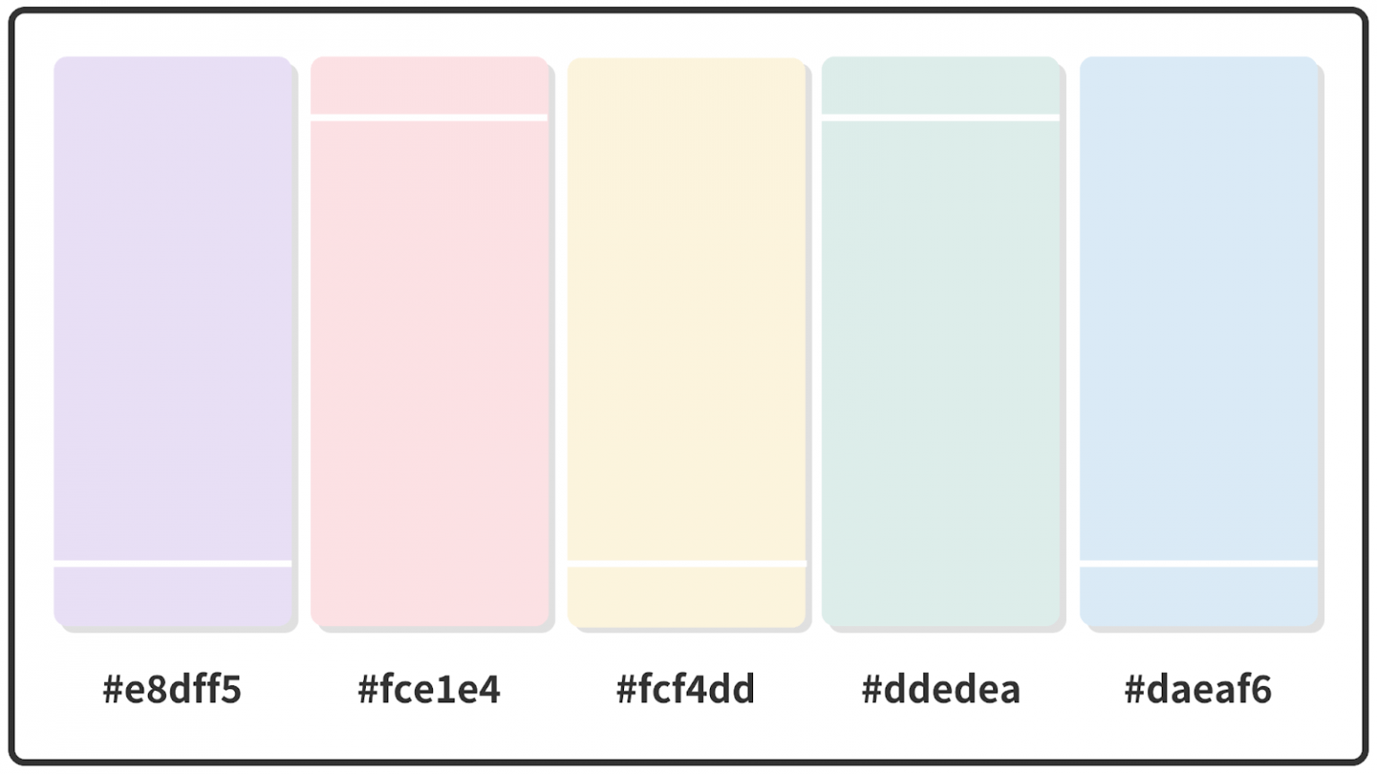Las 20 mejores paletas de colores pastel para 2023 - Venngage Blog Las 20 mejores paletas de colores pastel para 2023 - Venngage Blog