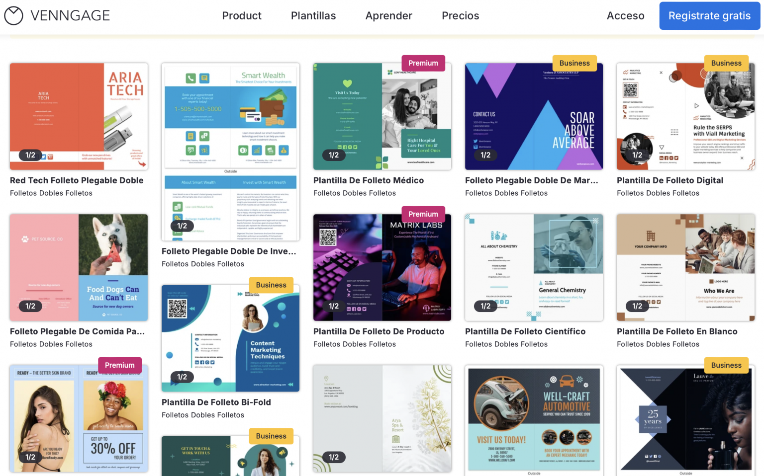 Folletos dípticos: 15+ ejemplos, plantillas y consejos de diseño