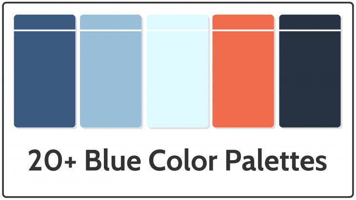 Las 20 mejores paletas de colores azules para 2023 - Venngage Blog