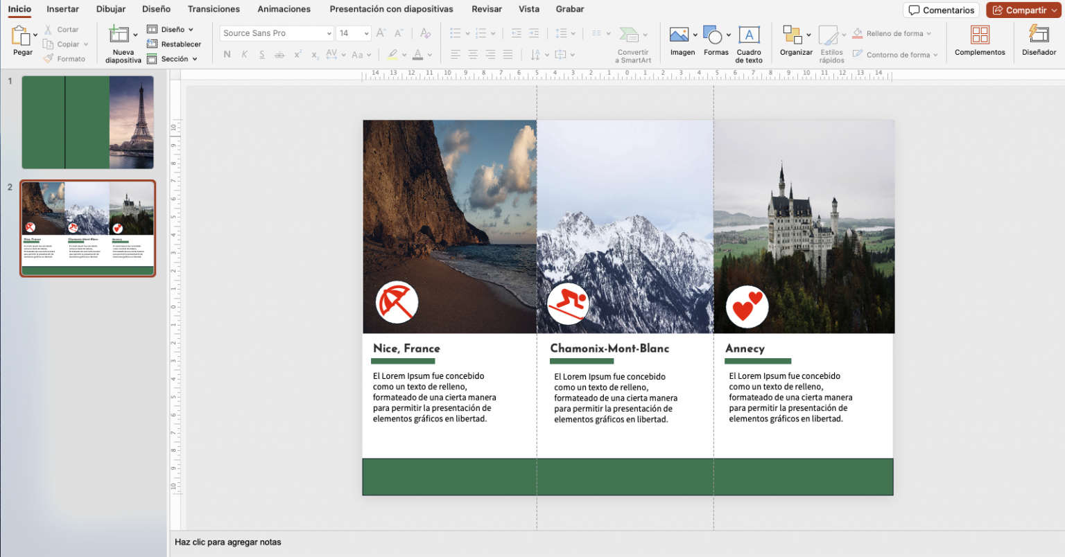 Como hacer un tríptico en power point: Guía práctica - Venngage Blog