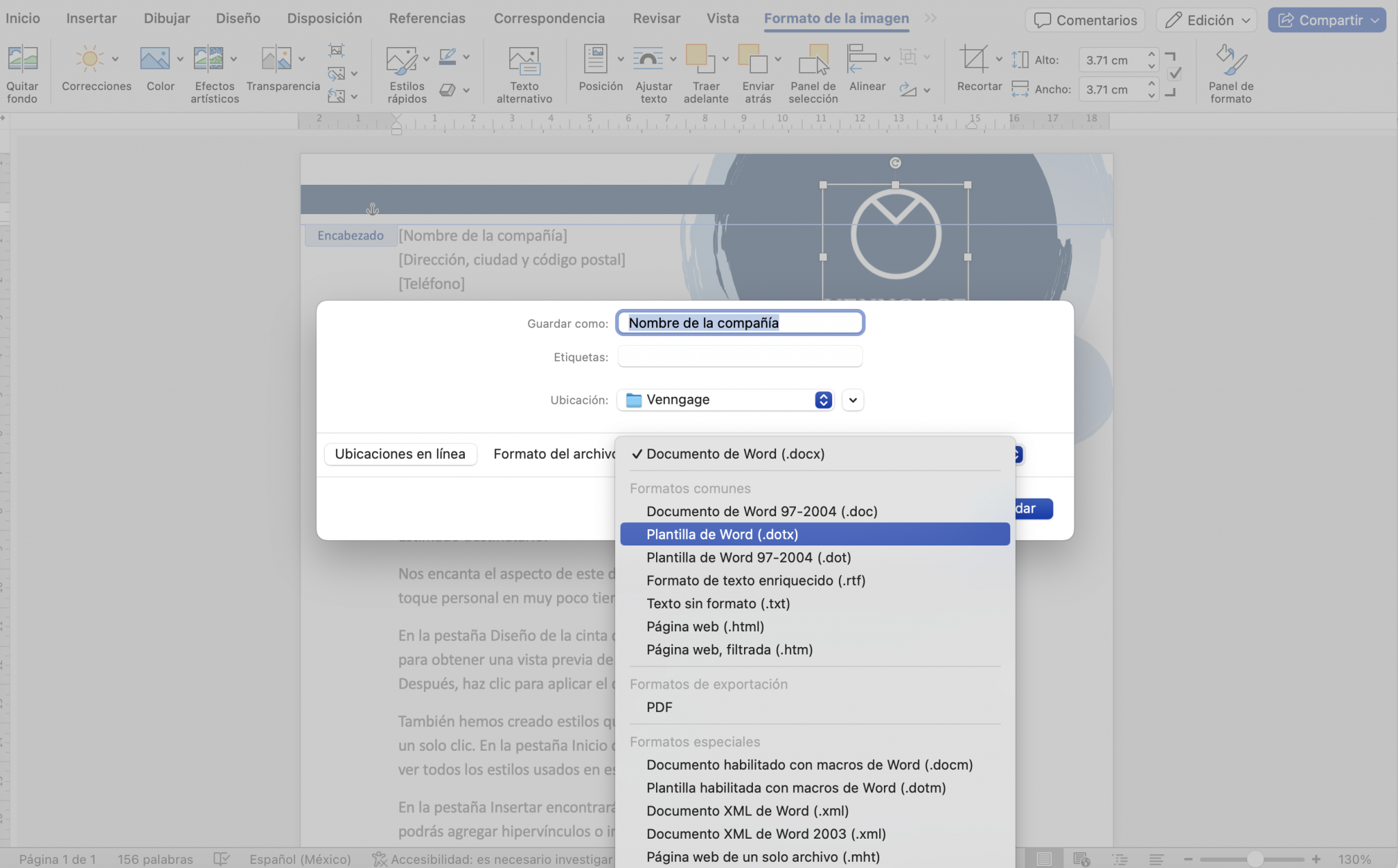 Cómo crear un membrete en Word que de forma fácil y rápida - Venngage
