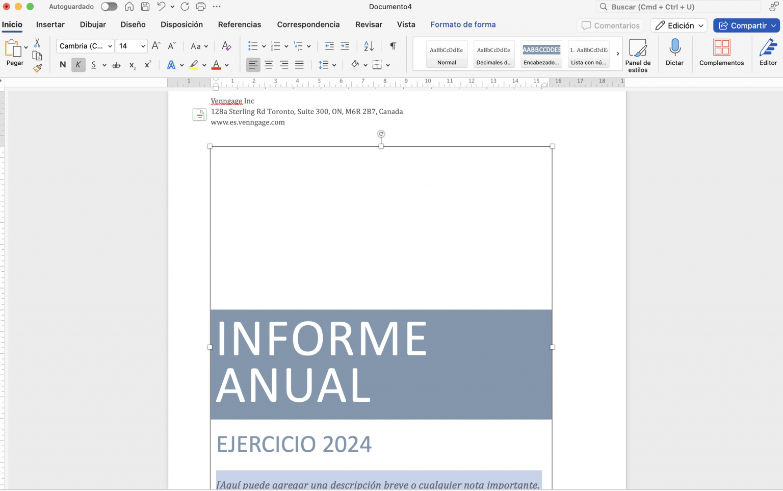 Crea plantillas para informes en Word - Venngage Blog