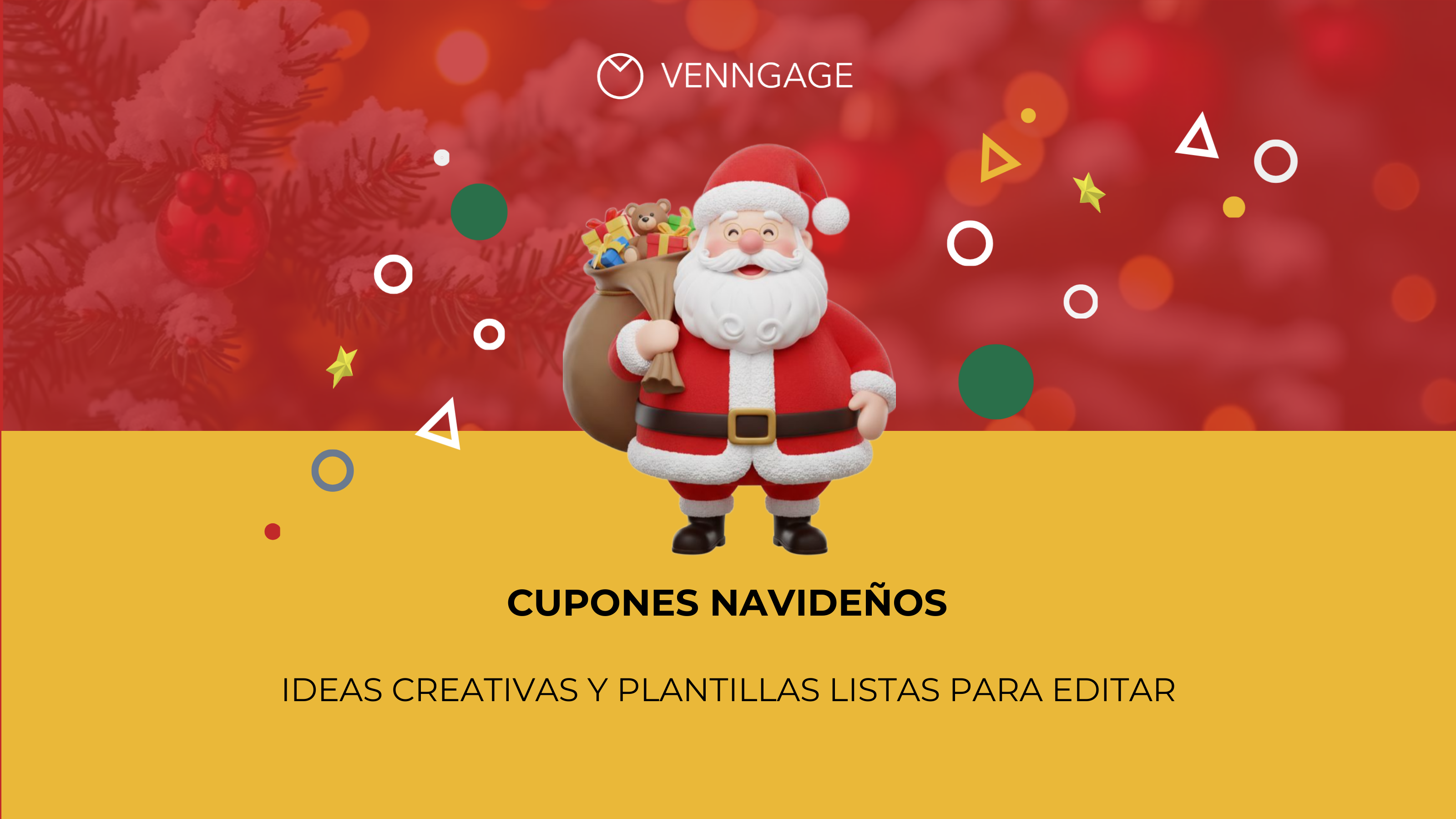 Cupones navideños: Ideas creativas y plantillas listas para editar - Venngage Blog